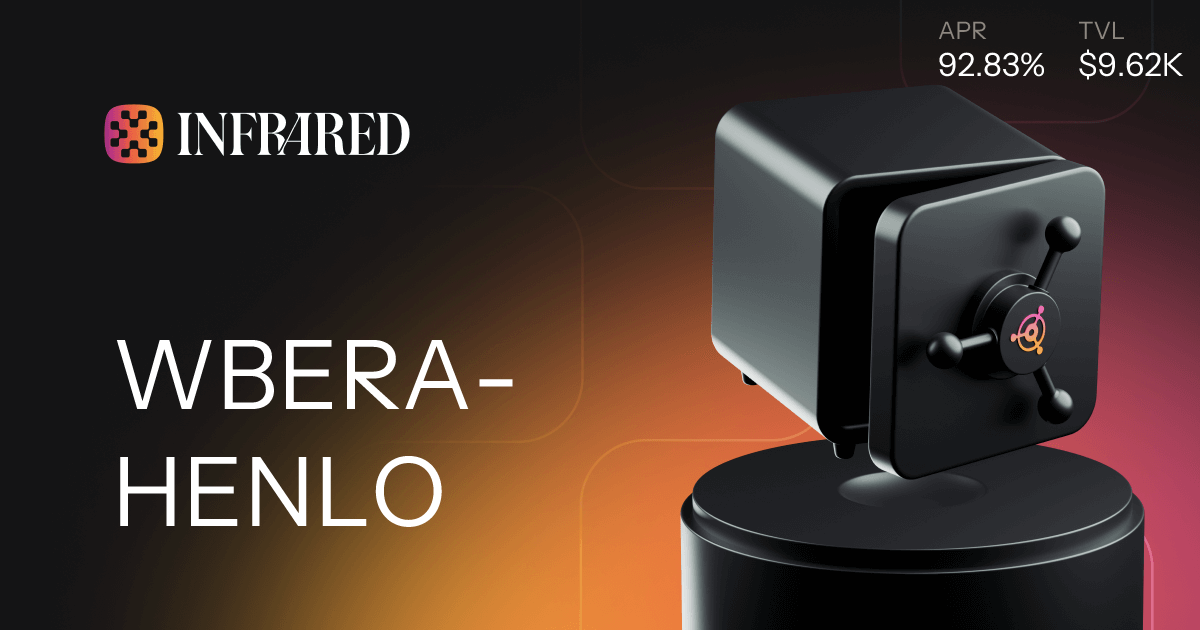 WBERA-HENLO | PoL vault | Infrared Finance
